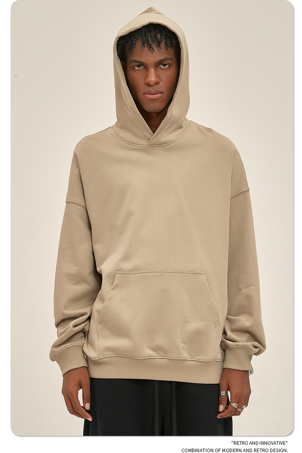 400g FOG double line hooded sweater,Hoodie & Pullover
