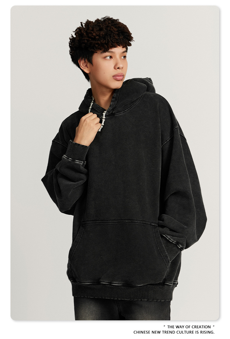 450G heavy wash batik sweatshirt,Hoodie & Pullover