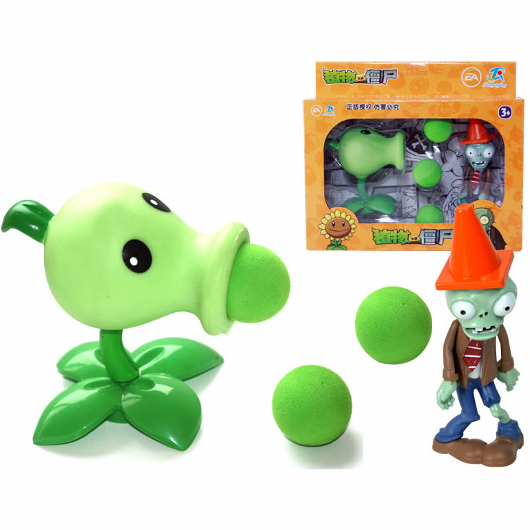 Plants vs Zombies Action Figure Toys Coconut Cannon Peashooter AKEE ...