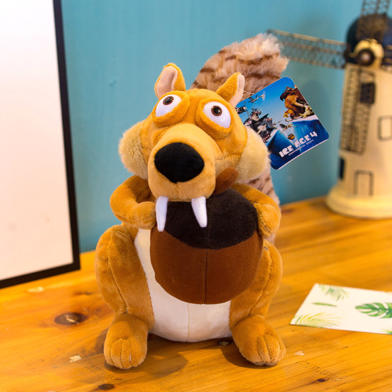 Ice Age Plush Toys Scrat Scratte Sid Manny Diego Stuffed Animals 20cm/8Inch