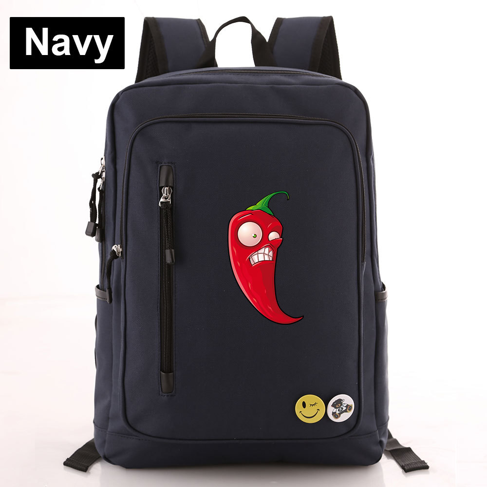 Plants Vs Zombies Laptop Backpacks Shoulder Rucksacks Schoolbags Tri ...