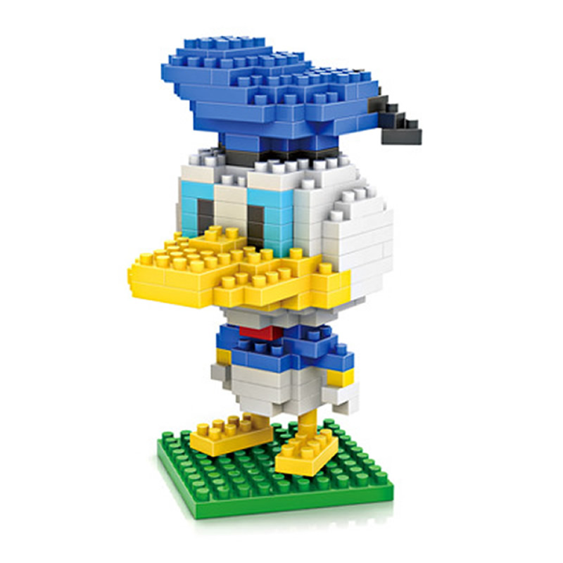 LOZ Donald Duck Daisy Duck Figures Diamond Mini Building Blocks DIY ...