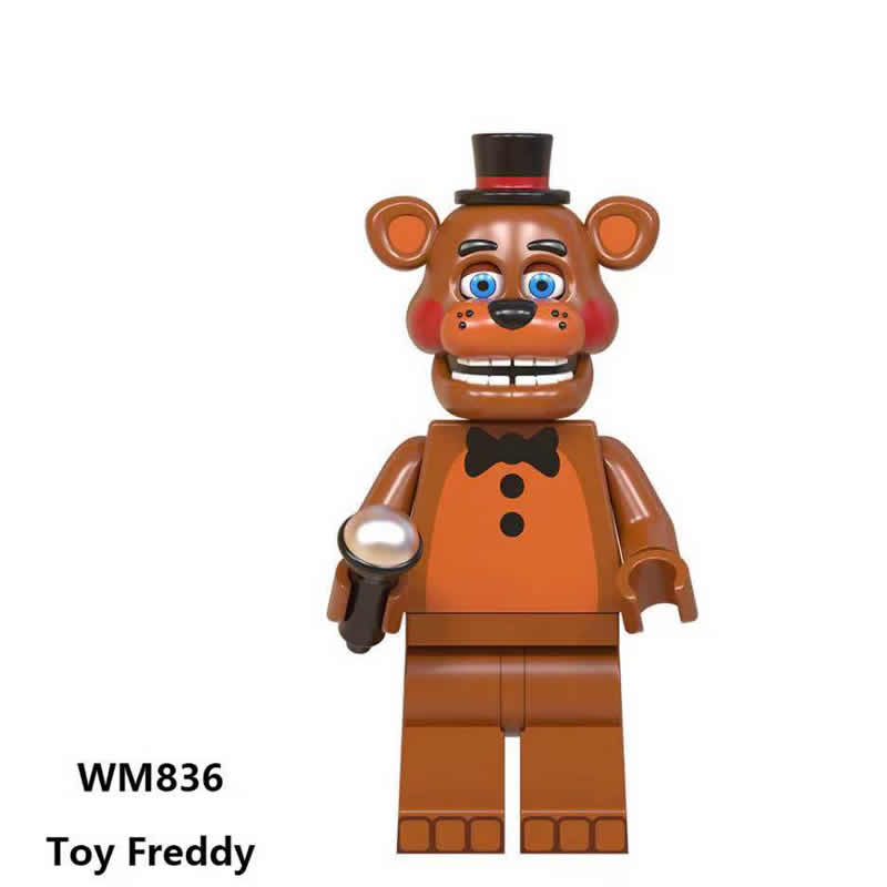 7Pcs Set Five Nights At Freddy's Lego Compatible FNAF Block Mini Figure ...