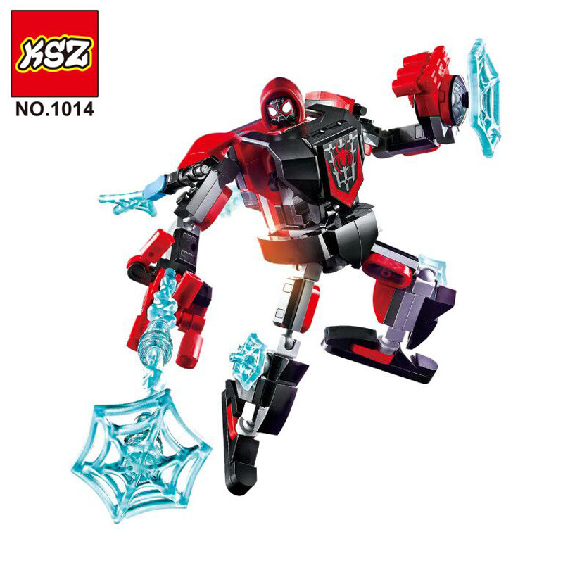 Super Heroes Mechas Building Blocks Iron Man Captain America Spiderman ...