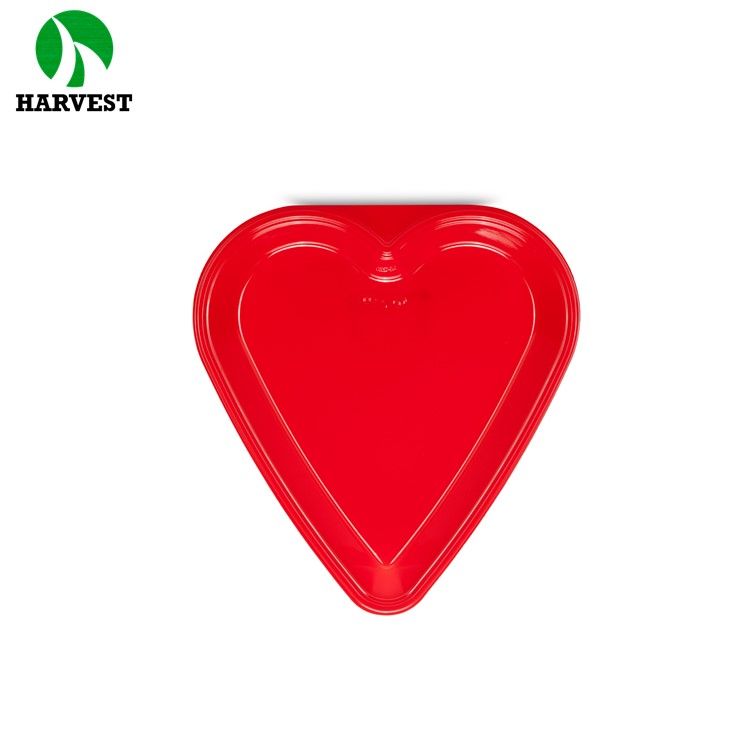 Plastic candy chocolate dessert heart shape plastic container