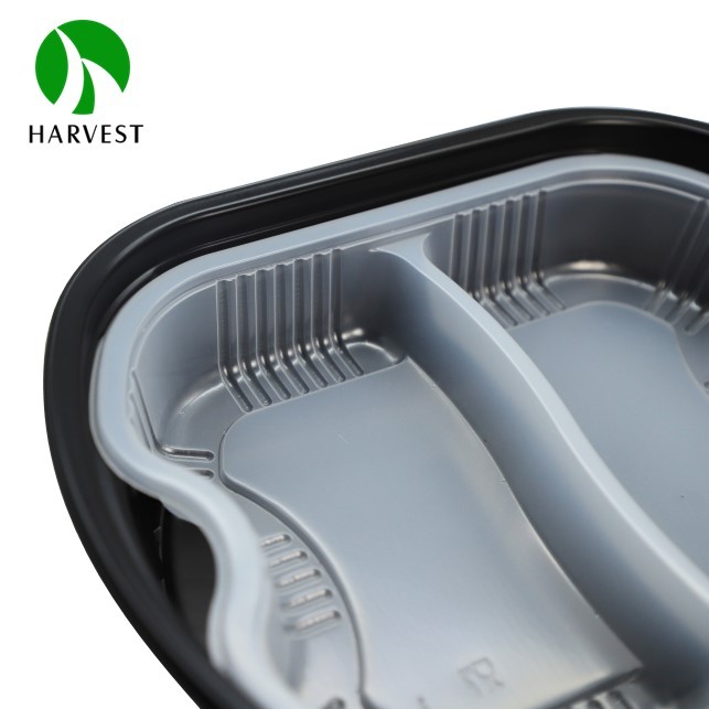 Harvest Food Packaging - SP1100 Double Layer Rectangle Food Box, Microwaveable Food Boxes, Hot ...