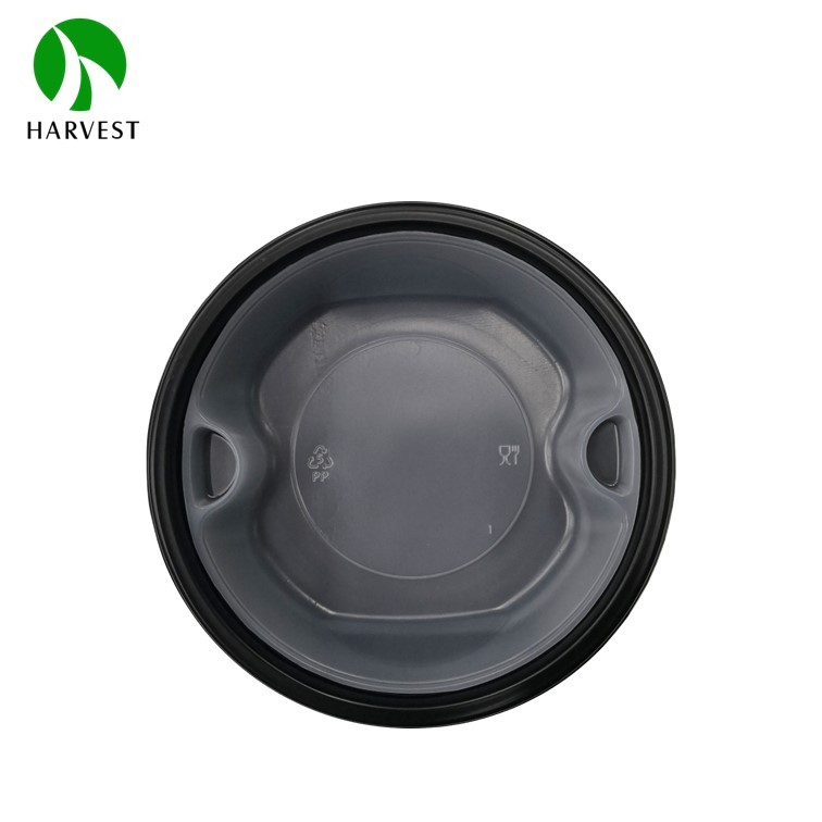 Harvest Food Packaging - SP100 Round Food Box with Layer, Microwaveable ...