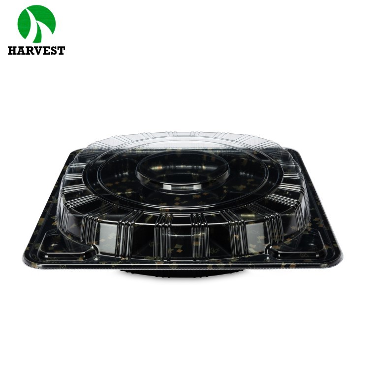 Harvest Food Packaging | SR Series Large Square Compartments Party Tray ...