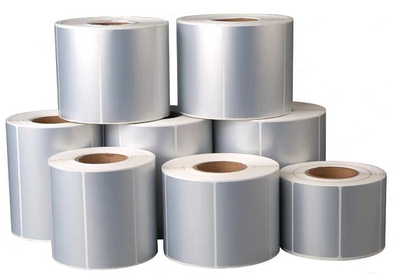 Matte Silver Barcode Sticker, Silver PET Barcode Labels, Waterproof ...