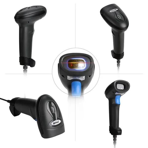2D Barcode Scanner USB Wired Handheld High Speed QR Code Reader ...
