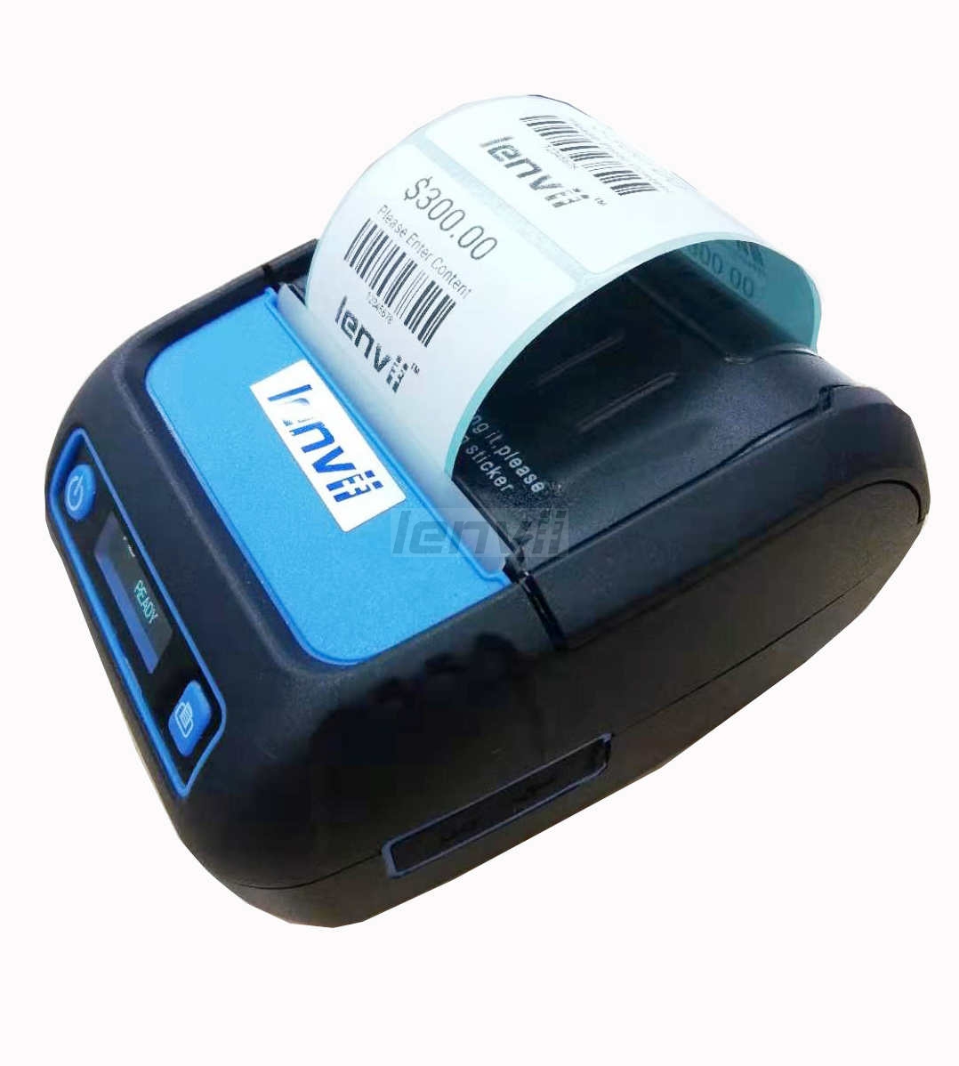 Portable 2in/58mm Industrial Thermal Label Printer with Anti-fall ...
