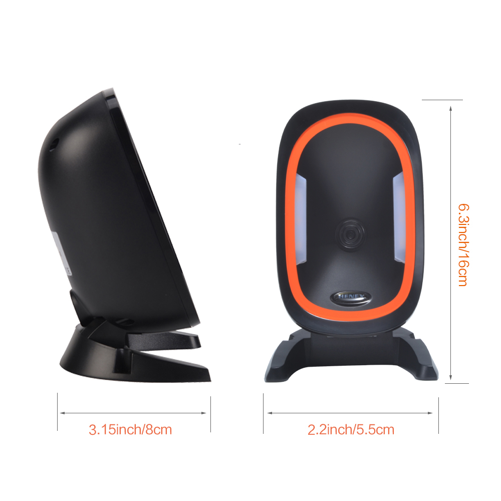 QR-2D High-speed Barcode Scanner Platform Automatic Scanner | HENEX HC-666