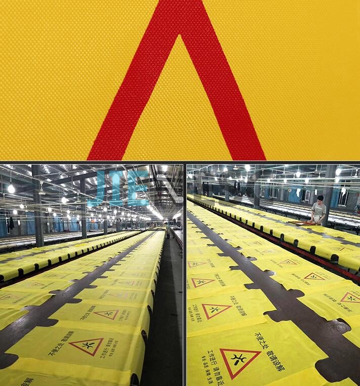 TYWL0001 Escalator PVC Barricade Safety Fence Warning Guardrail 950*550mm