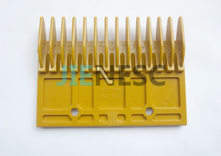 YS017B313 yellow color escalator comb plate for