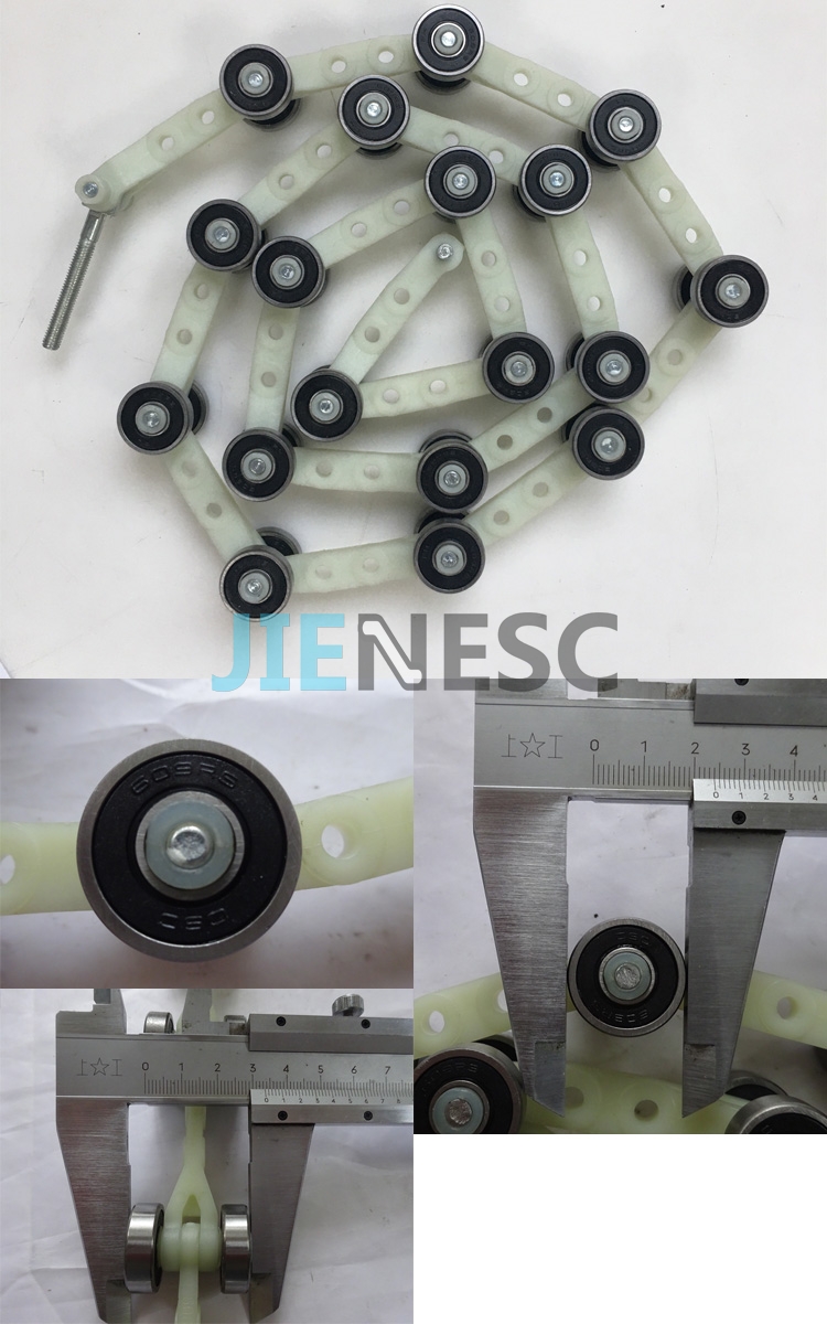 50630113 escalator handrail chain 36 rollers for JIENESC