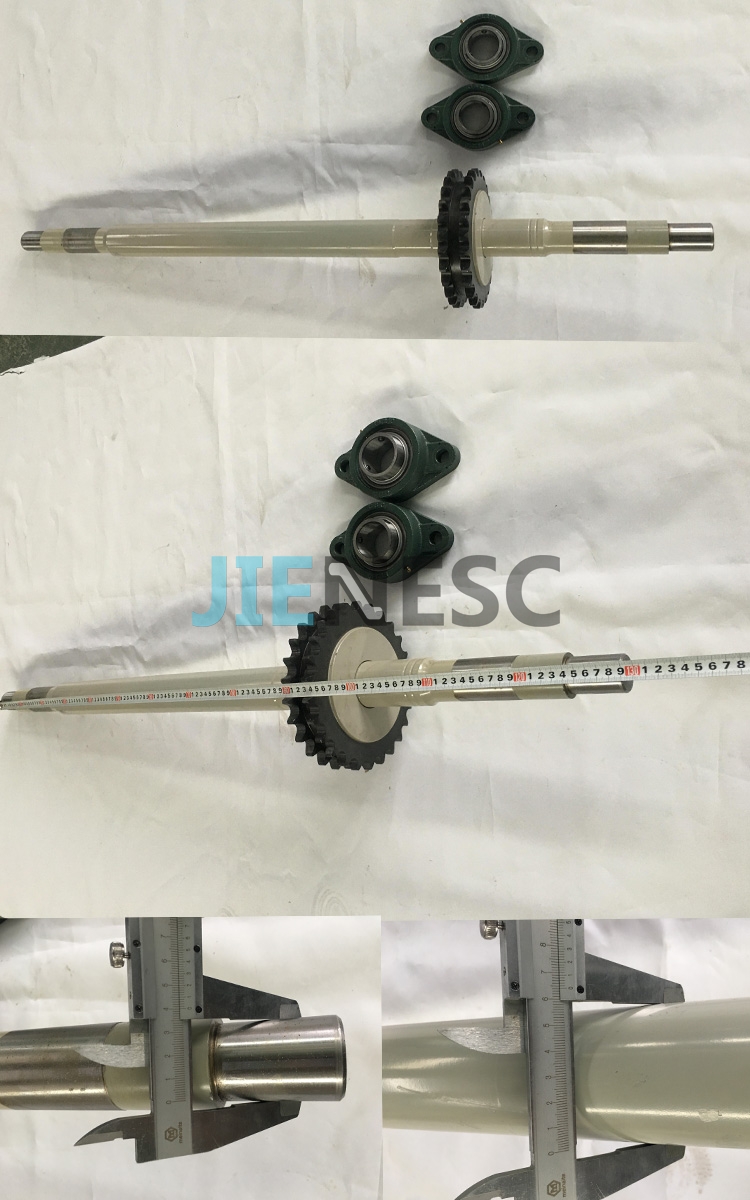 SMH405621 JIENESC Handrail Drive Shaft With 16B-2 Sprocket