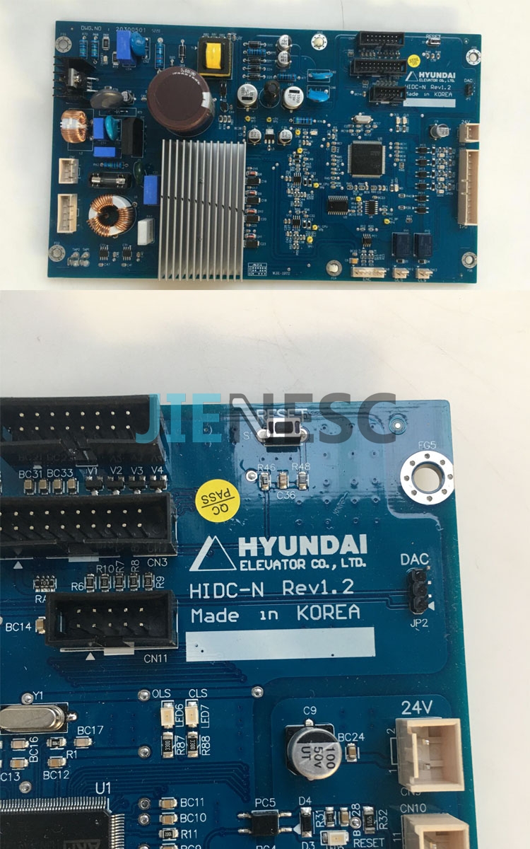 HIDC-N Rev 1.2 elevator PCB board