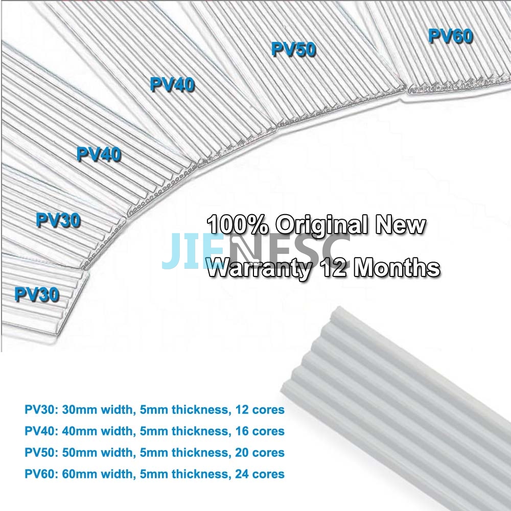 59101391 Elevator Poly Belt STM-PV30-1.73S-PU-42, 30*4.4mm 42KN