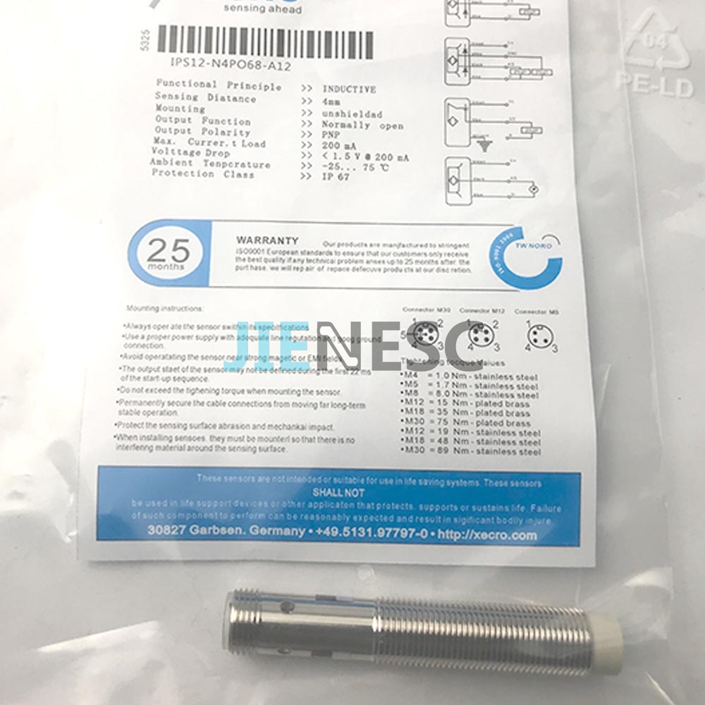 IPS12-N4PO68-A12 Escalator Motor Speed Sensor