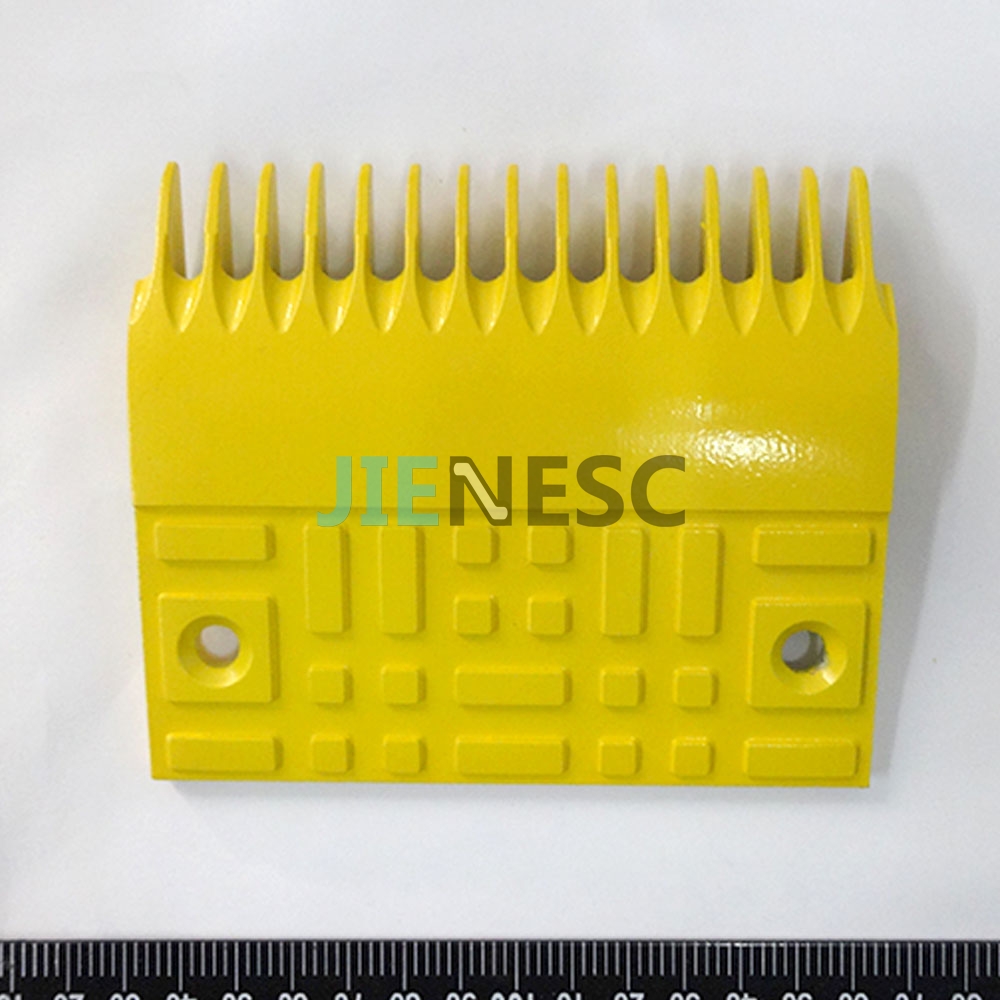FX453Y9Y Escalator Yellow Aluminum Comb Plate