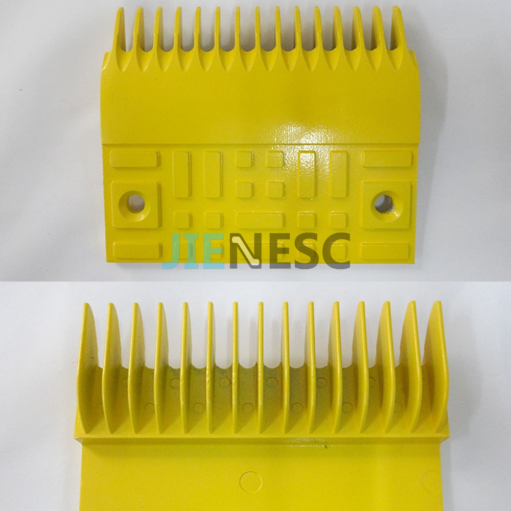 FX453Y9Y Escalator Yellow Aluminum Comb Plate