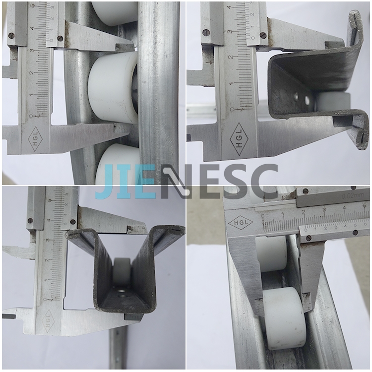 1737582102 Escalator Handrail Guide Rail RHS 25 Rollers From Factory