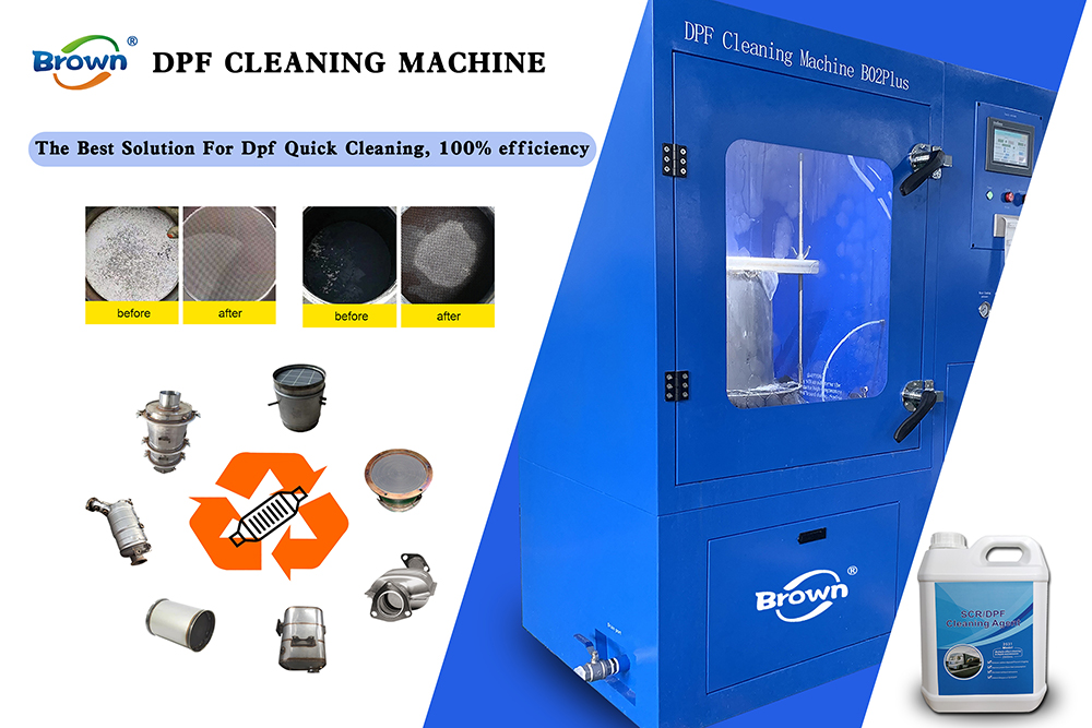Diesel SCR/DPF Cleaning Machine Works on DPF, DOC,SCR,GPF,CATALYST ...