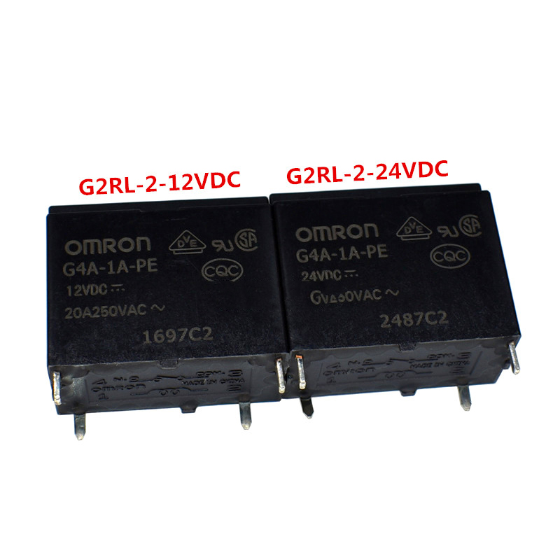 G4A-1A-PE- G4A-1A-E-12VDC 24VDC DC12V 24V 4pin 20A New Original Relay