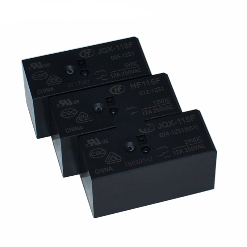 JQX- HF115F-005 012 024-1ZS1 5V12V24V 5pin 12A New Original relay