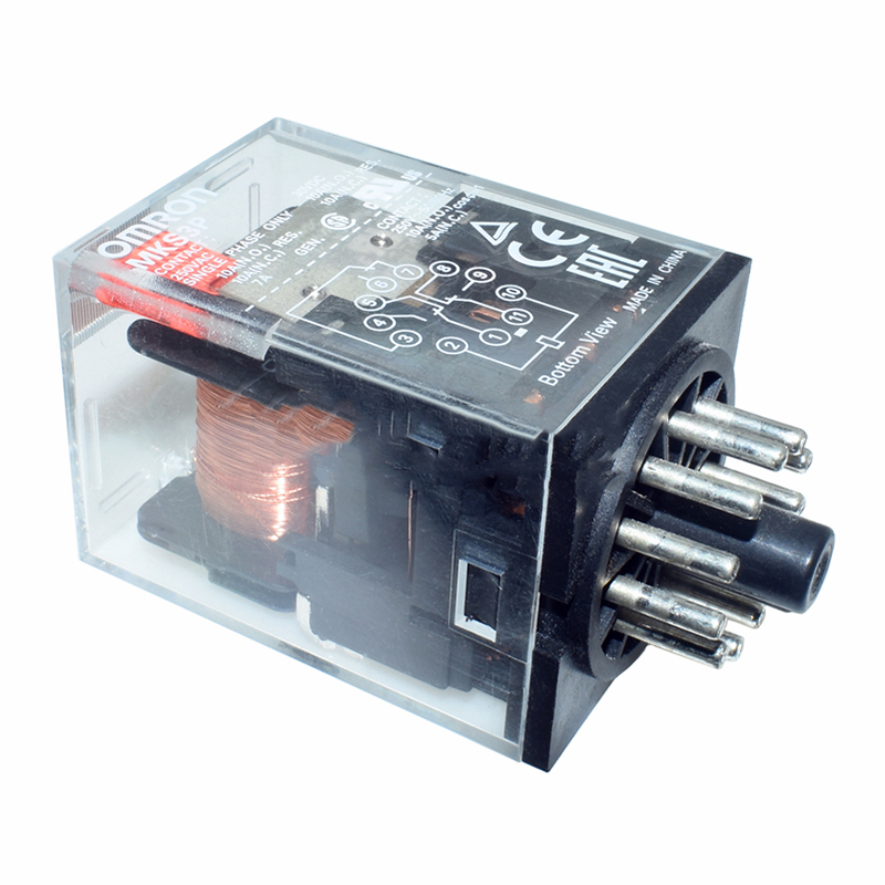 MKS2P MKS3P 8/11pin 10A AC/DC 6V 12V 24V 110V 220V 2open 2close New ...