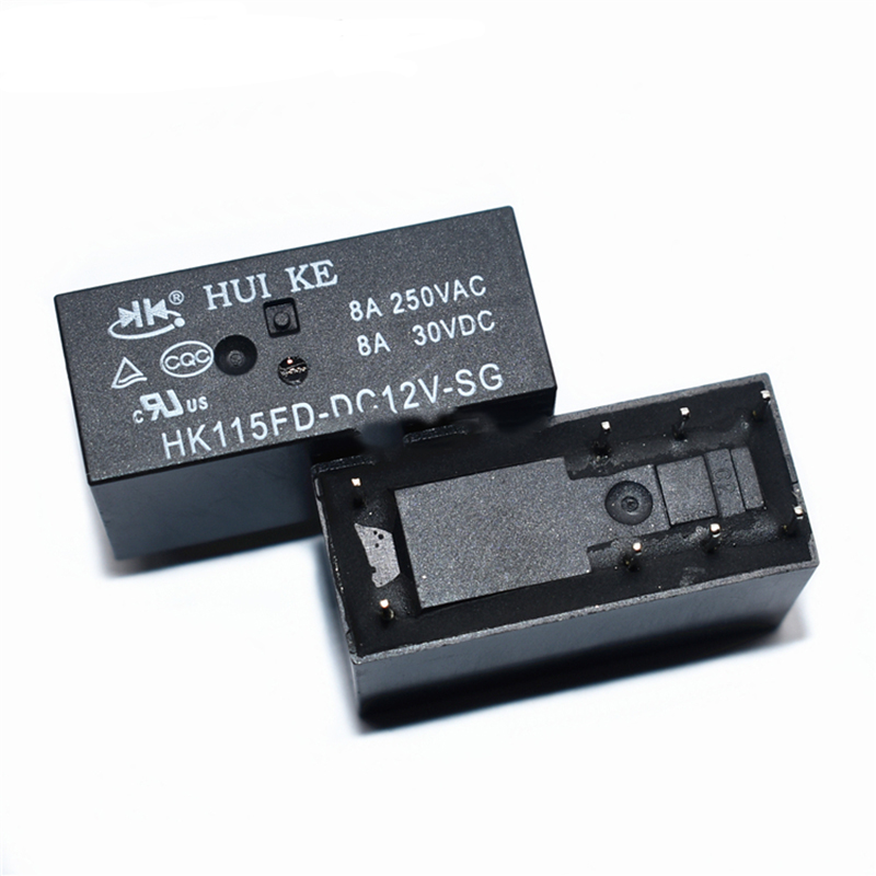 HK115FD-DC5V -DC12V -DC24V-SG 8pin 8A New Original relay