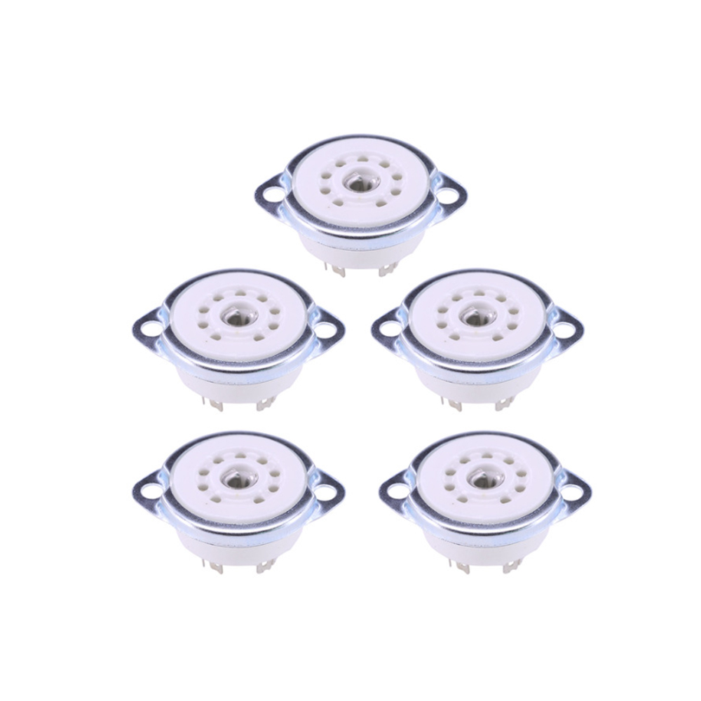 1PC Tin plated 9PIN Tube Socket Ceramic B9A Valve Tube Base 12AX7 12AU7 ...