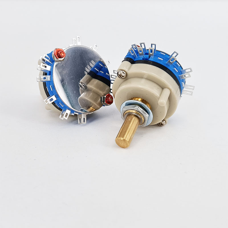 1PC 2 Layers 2 Pole 5steps ROTARY SWITCH Attenuator Pot Potentiometer ...