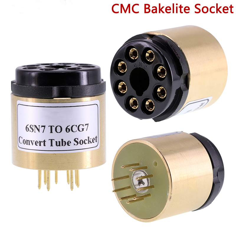 1PC 8Pin Vacuum Tube Socket 6SN7 TO 6CG7 6FQ7 DIY Audio Amplifier ...