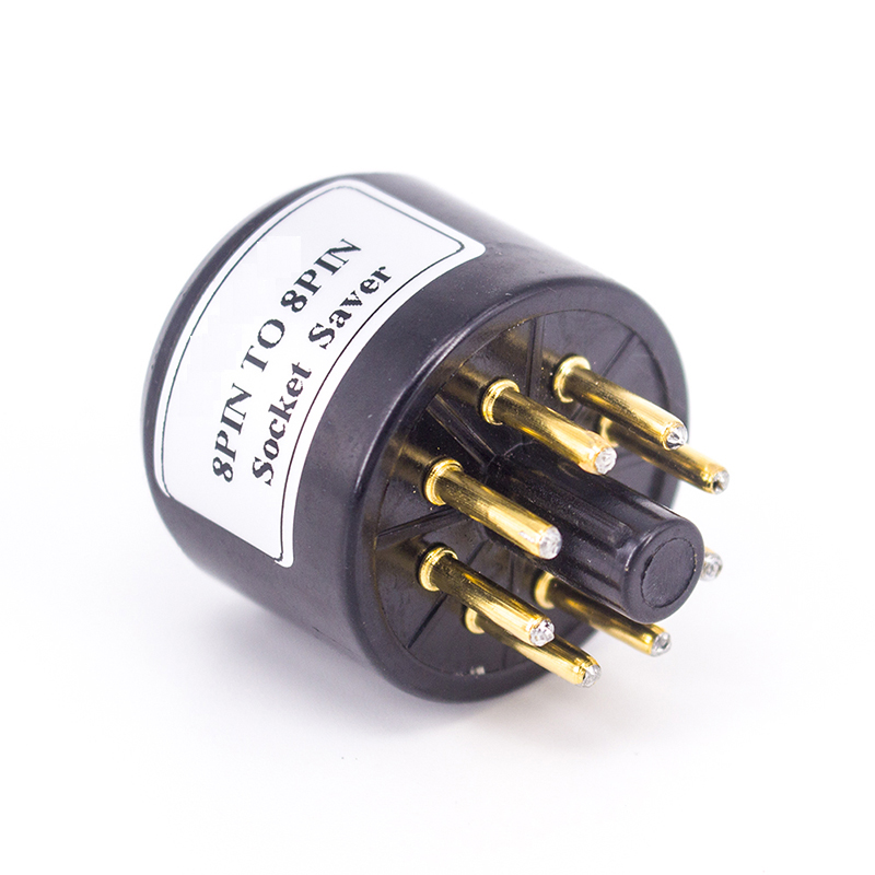 1PC Bakelite Gold pin 8Pin TO 8Pin Vacuum Tube Socket Test Socket For ...