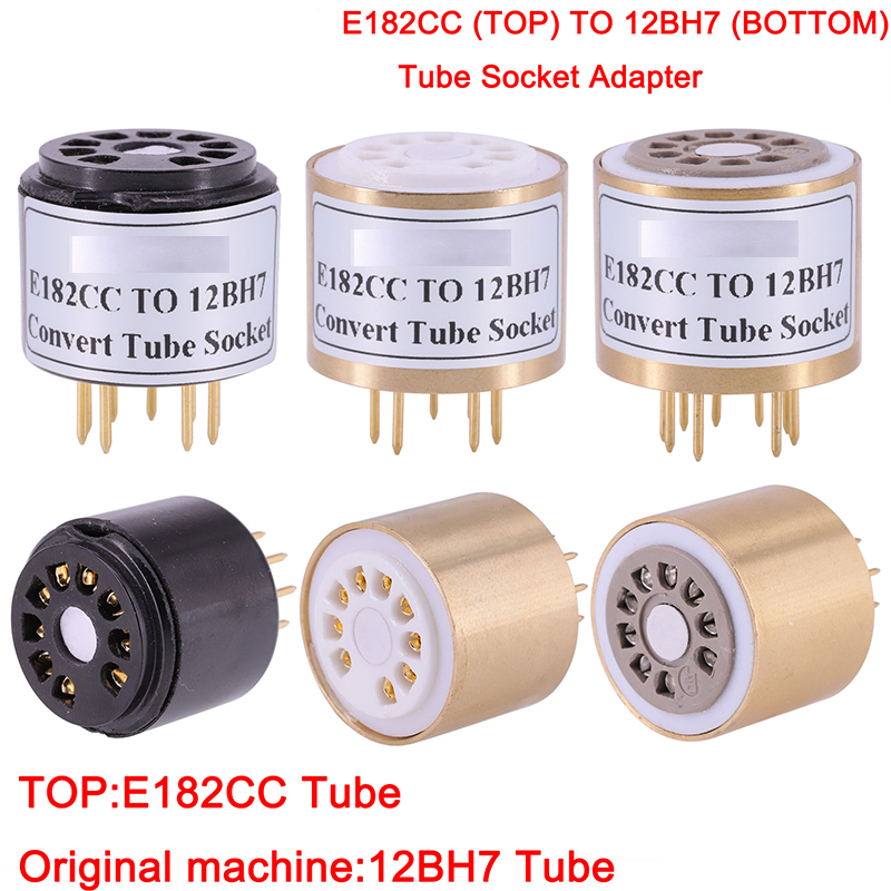 1PC bakelite E182CC Tube (Top) TO 6H30 Tube (bottom) DIY Audio ...