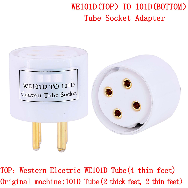 1PC Western Electric WE101D to 101D Tube (Bottom) 4PIN to 4PIN DIY ...