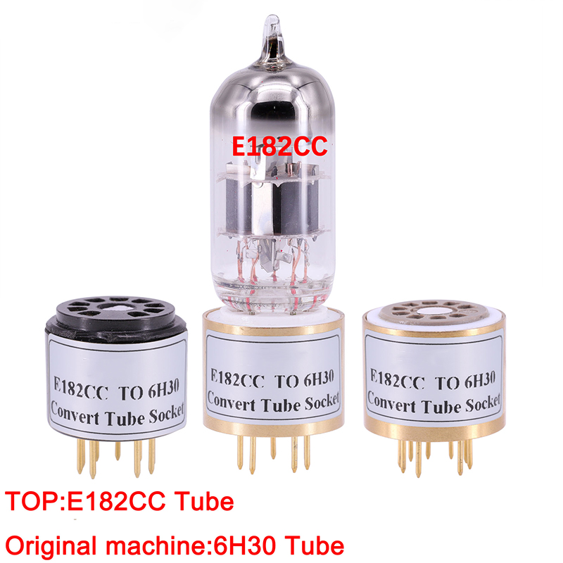 1PC E182CC Tube (Top) TO 6H30 Tube (bottom) DIY Audio Amplifier Vacuum ...