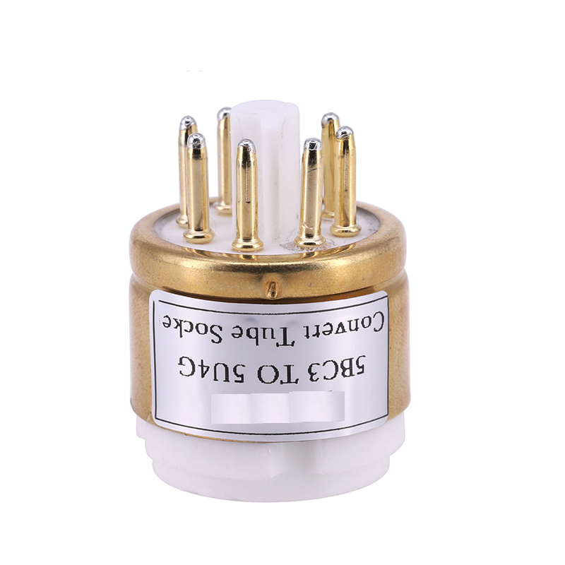1PC 9PIN Ceramic gold-plated Vacuum Tube Socket 5BC3 TO 5U4G 5Z3P 5AR4 274B DIY HIFI Audio ...
