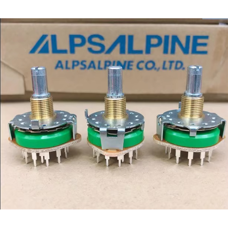 1PC ALPS Power amp signal switch ROTARY SWITCH Potentiometer 3 Pole 4 ...