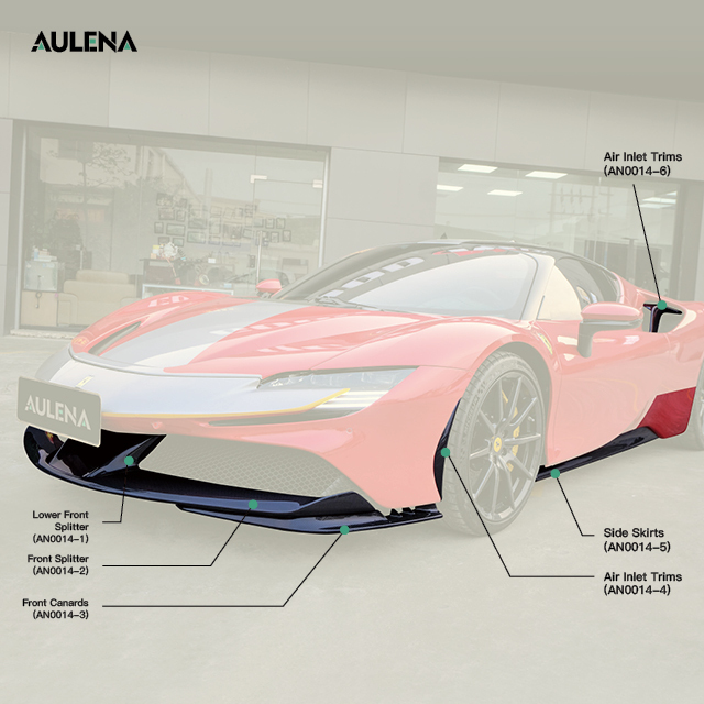 Ferrari SF90 OEM Style dry carbon performance body kit,SF90