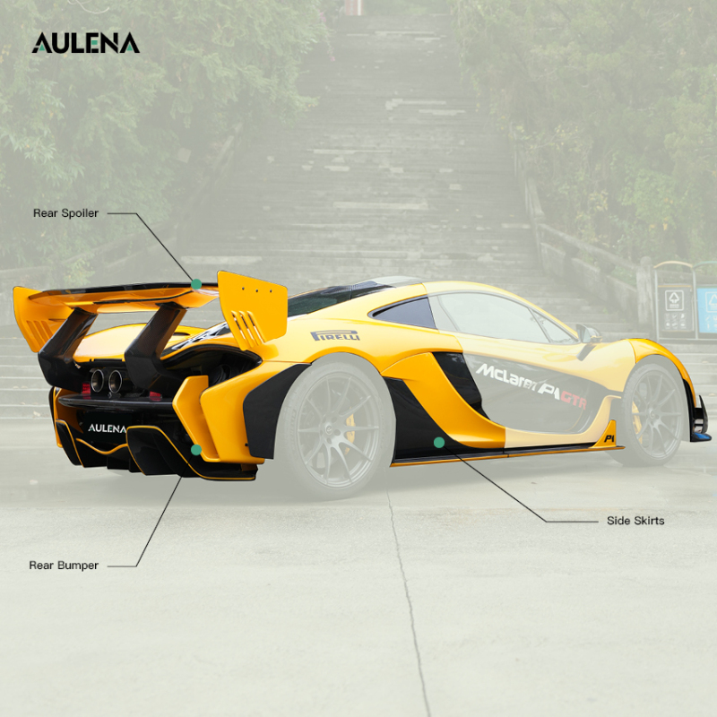 McLaren P1 Upgrades GTR Aulena Design dry carbon performance body kit ...