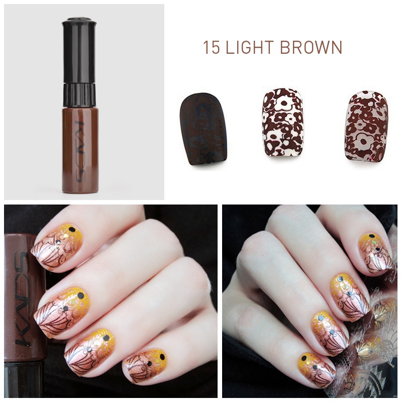 Nail Stamp Polish 10ml Brown ,Sketch It Stamp Polish Sale - KADS
