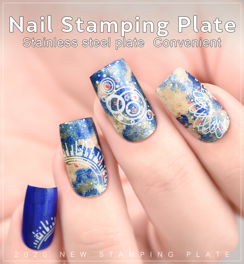 GEOMETRY 007 Nail Stamping Plate Geometry Circle & Line ,GEOMETRY Sale ...