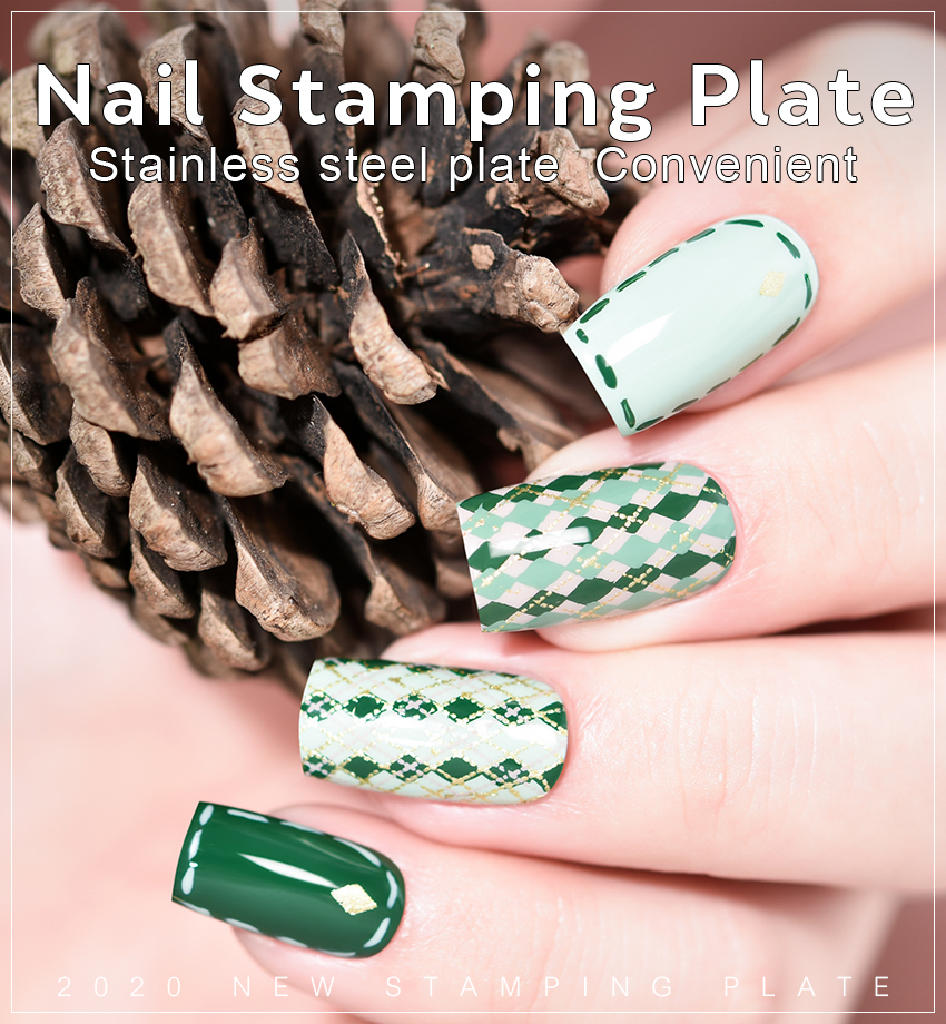 GEOMETRY 017 Nail Stamping Plate 3D Geometry Lattice Dot ,GEOMETRY Sale ...