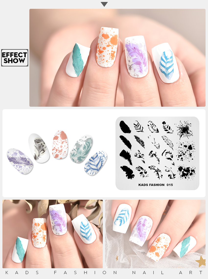 Nails salon professional product Nail Art Stamping Plates metal plates ...