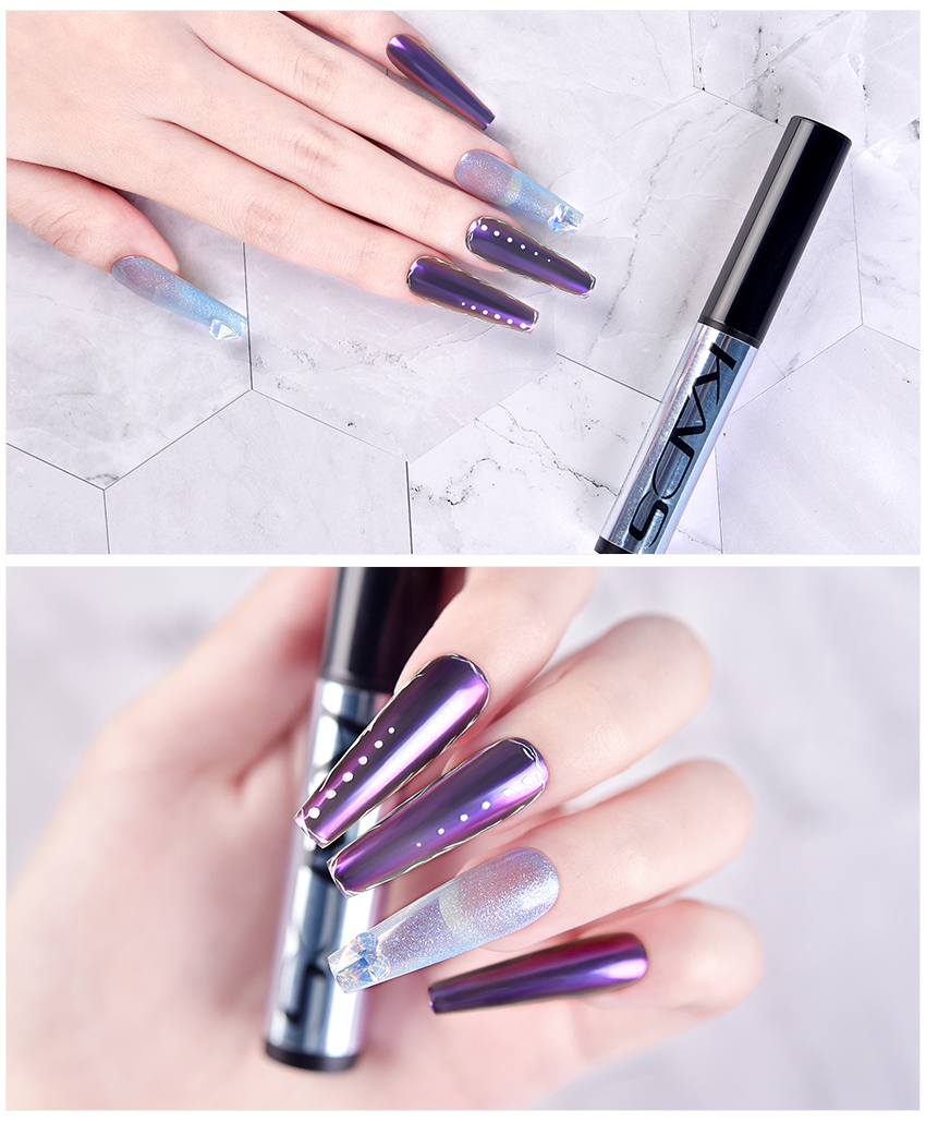 Neon Nail Powder Cushion Pen 200119 ,Nail Glitter Powder Sale - KADS
