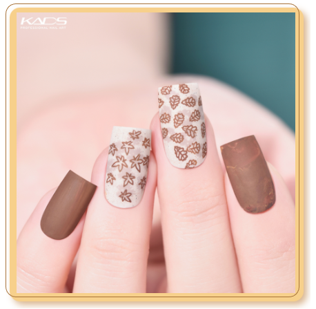15 Beautiful Autumn Leaf Nail Designs done with KADS Stamping Plates