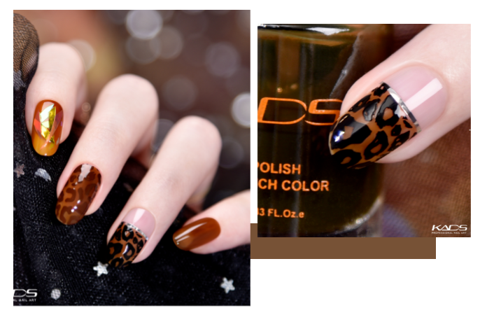10 Stunning Leopard Print Nails done with KADS Stamping Plates
