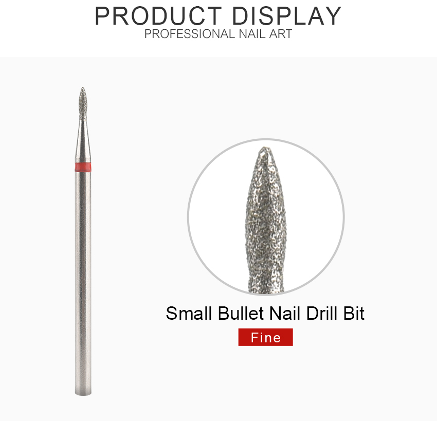 Small Bullet Nail Drill Bits 300128,Nail Drill Bit